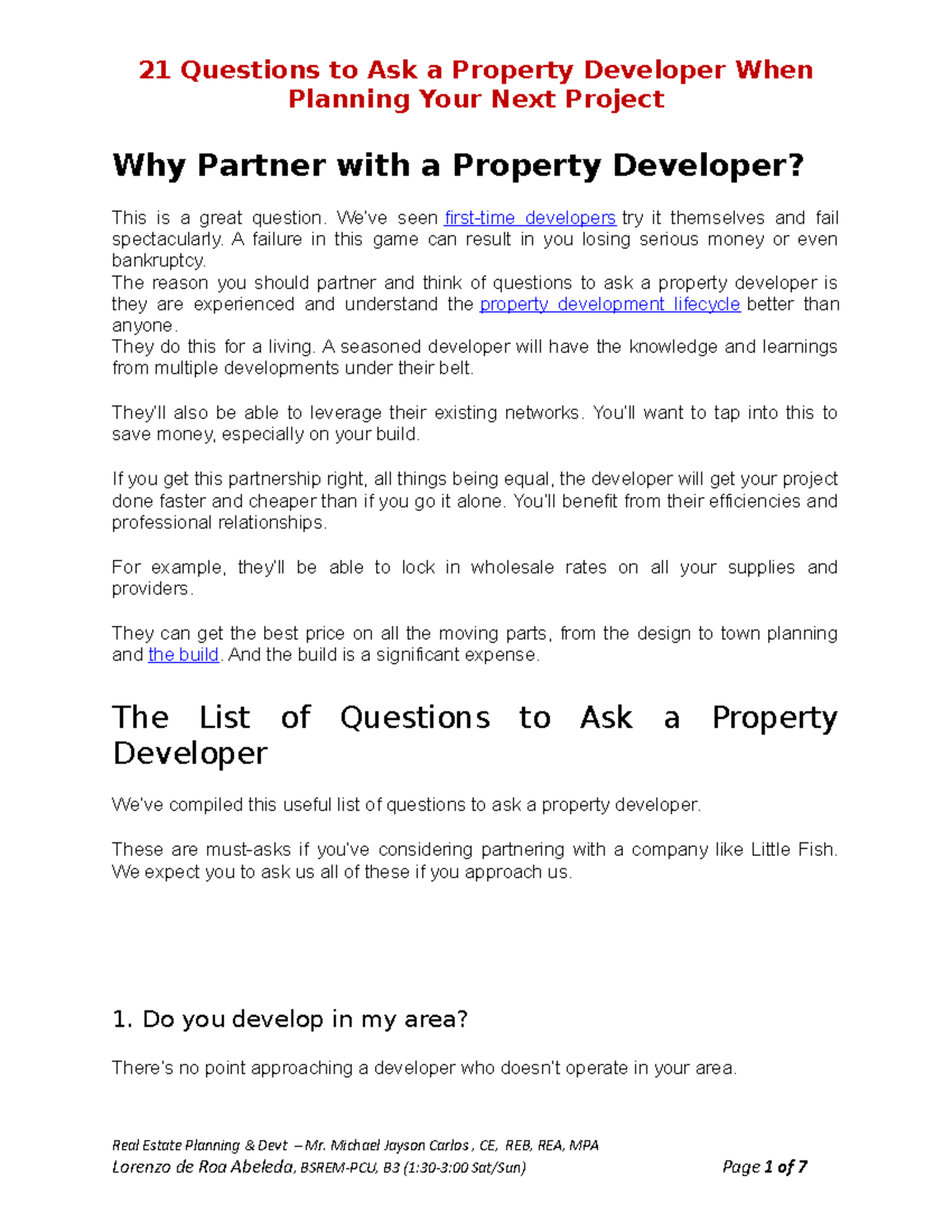 21 LIST OF Questions TO ASK FOR Developers - Planning Your Next Project ...