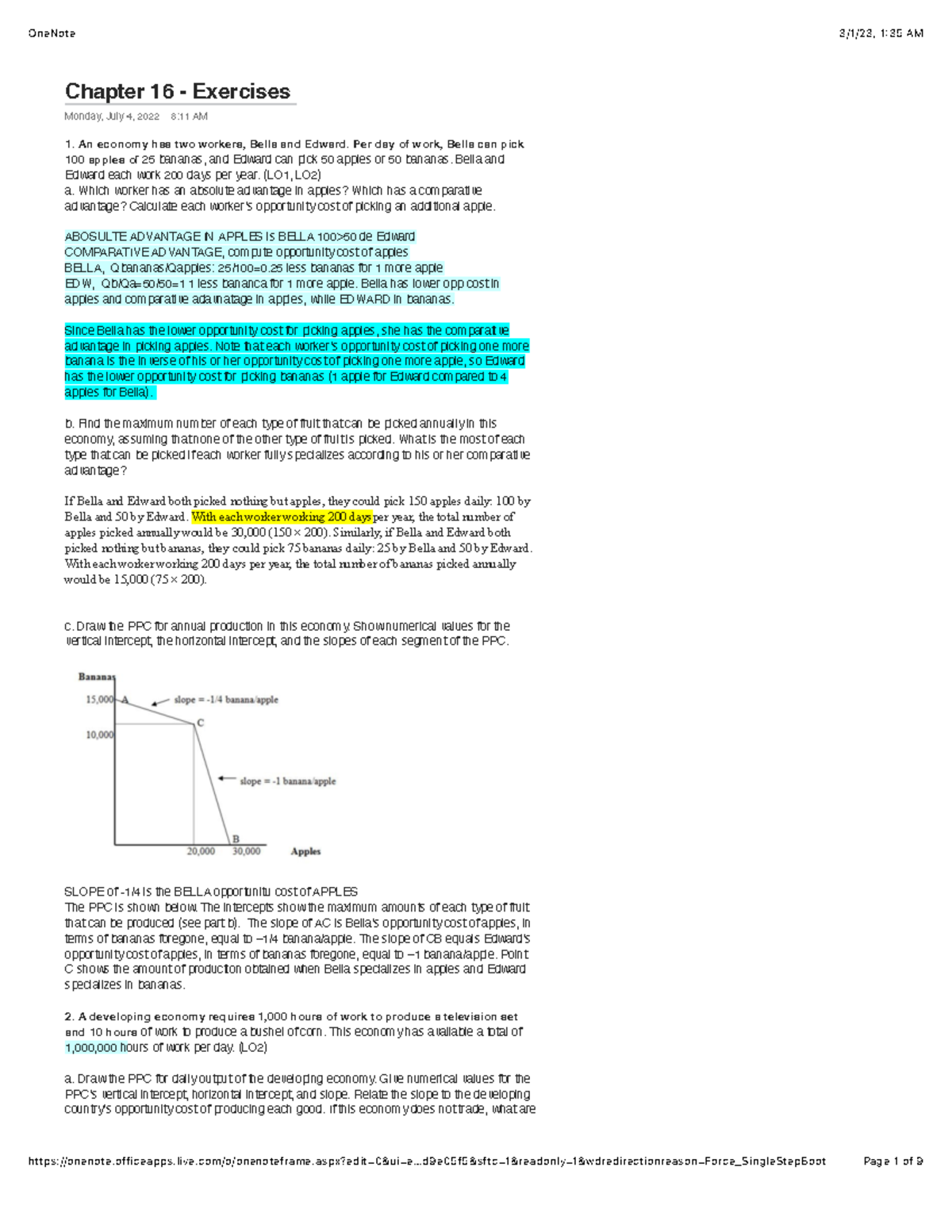 Chapter 16 Exercises - Chapter 16 - Exercises Monday, July 4, 2022 8:11 ...