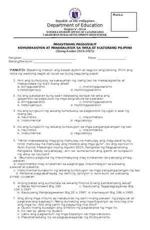 Fact sheet for column writing - NEDA pushes for Bicol recovery program ...