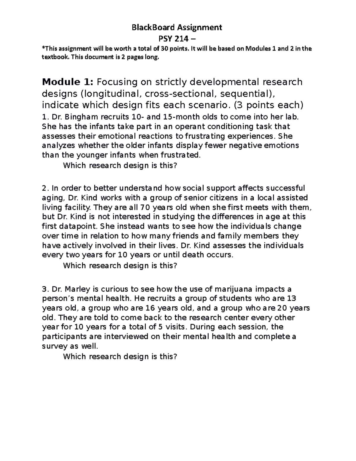 BB Research and Theorists - BlackBoard Assignment PSY 214 – *This ...