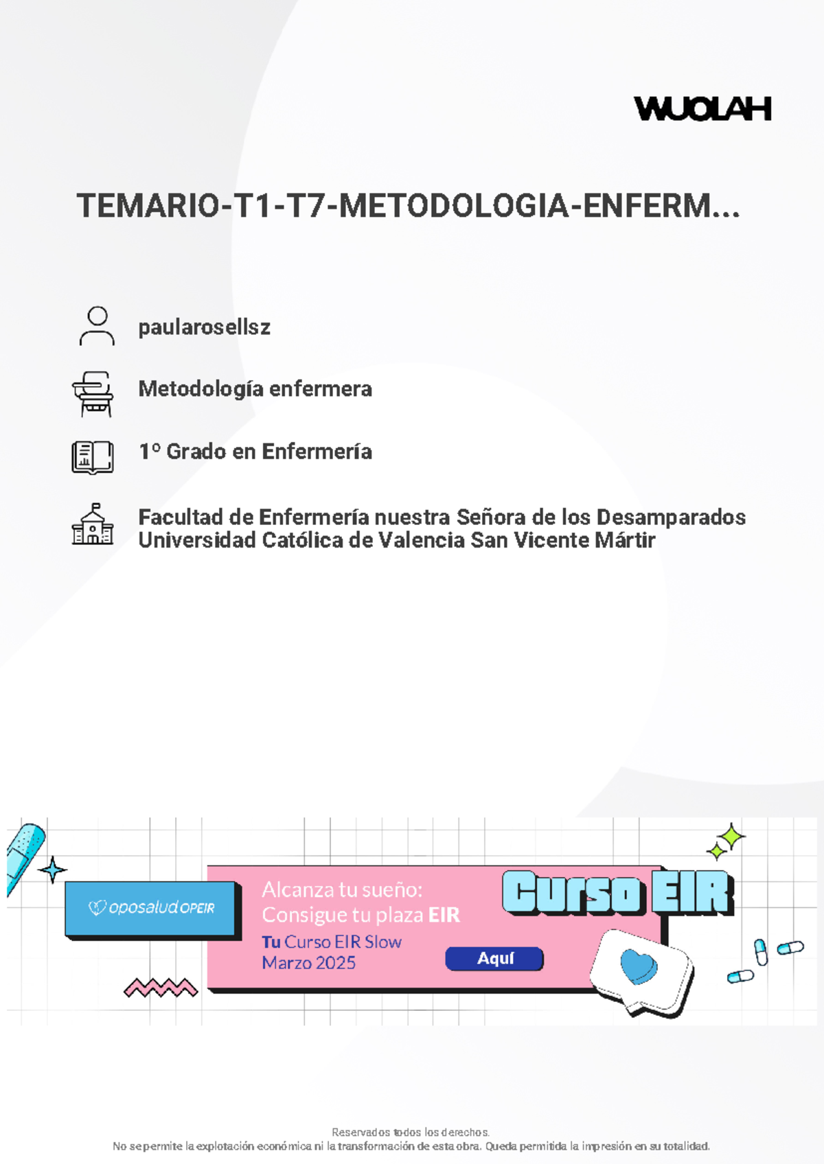 Temario T1 T7 Metodologia Enfermera - TEMARIO-T1-T7-METODOLOGIA-ENFERM... paularosellsz ...