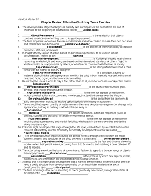 Handout Ch.5 Fill in the blanks 1 - Handout Master 5. Chapter Review ...
