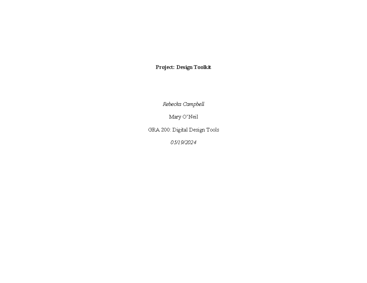 Project Template, Module Three Milestone, Campbell 05192023, 630pm ...