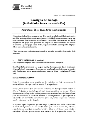 Examen final ECG-2023-20 - Medición de competencias Consigna de trabajo (Actividad o tarea de ...