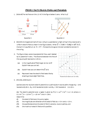 Physics PH1011 - NTU - StuDocu
