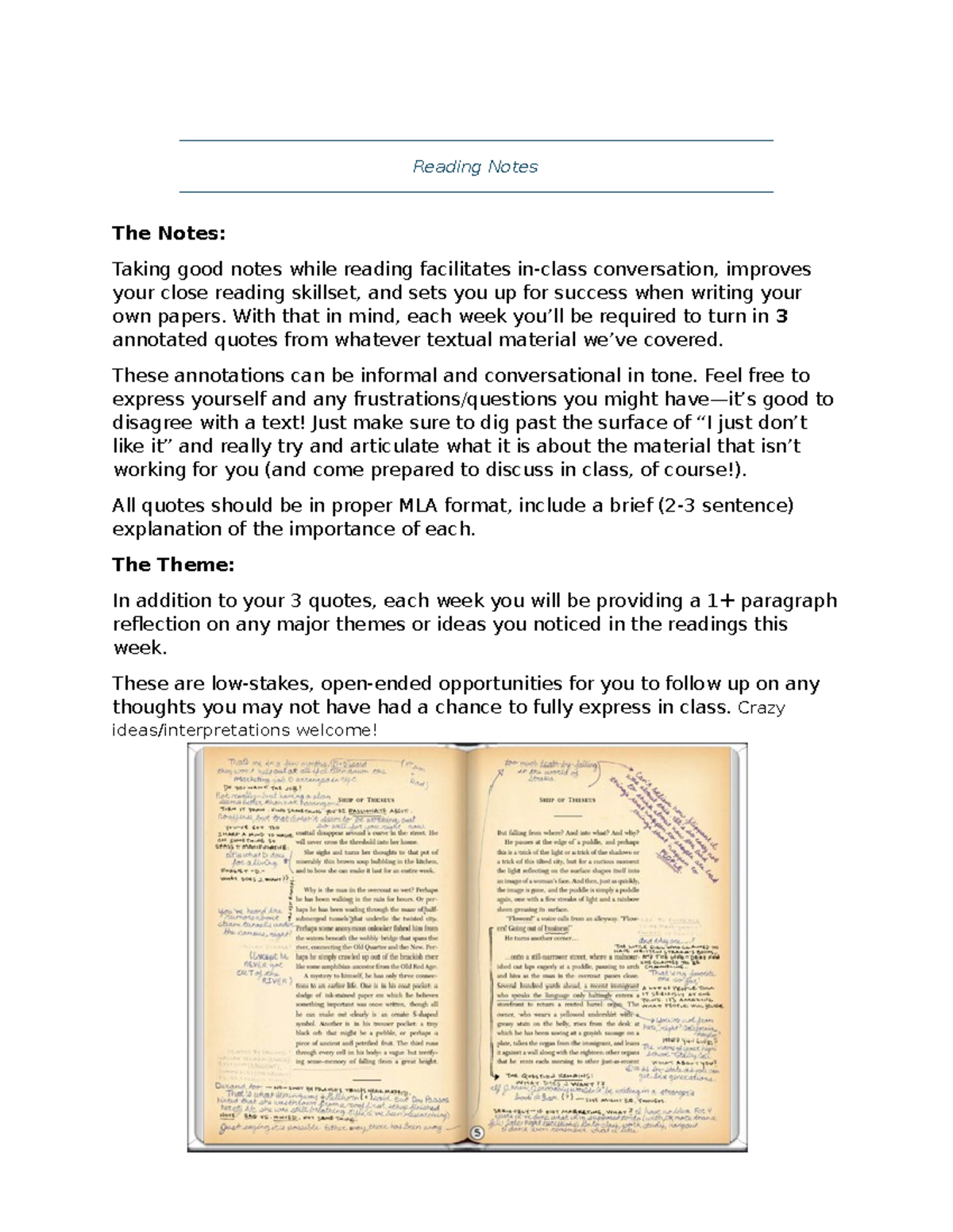 Reading+Notes+11th - how to write reading notes - Reading Notes The ...