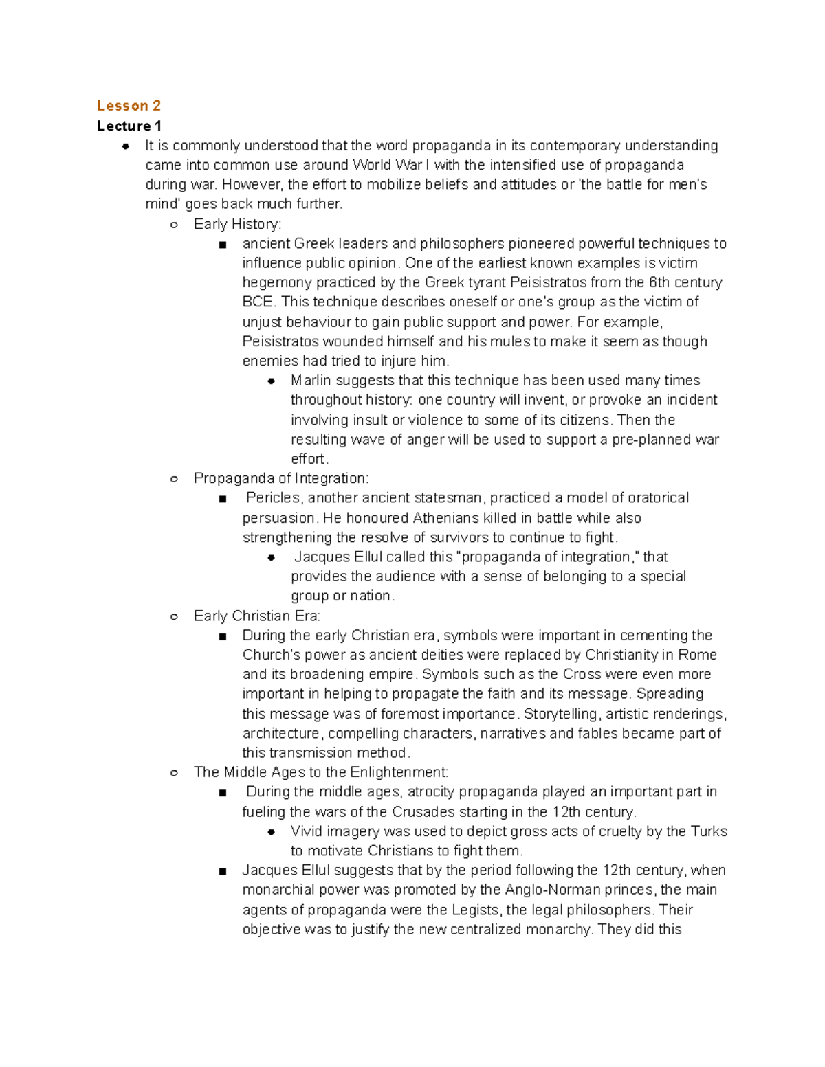 COMS 361 Lesson 2 Notes - Lesson 2 Lecture 1 It is commonly understood ...