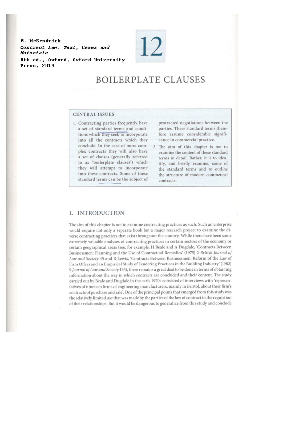 DOC05 - Mc Kendrick Boilerplate Clauses - Common Law Systems - E ...