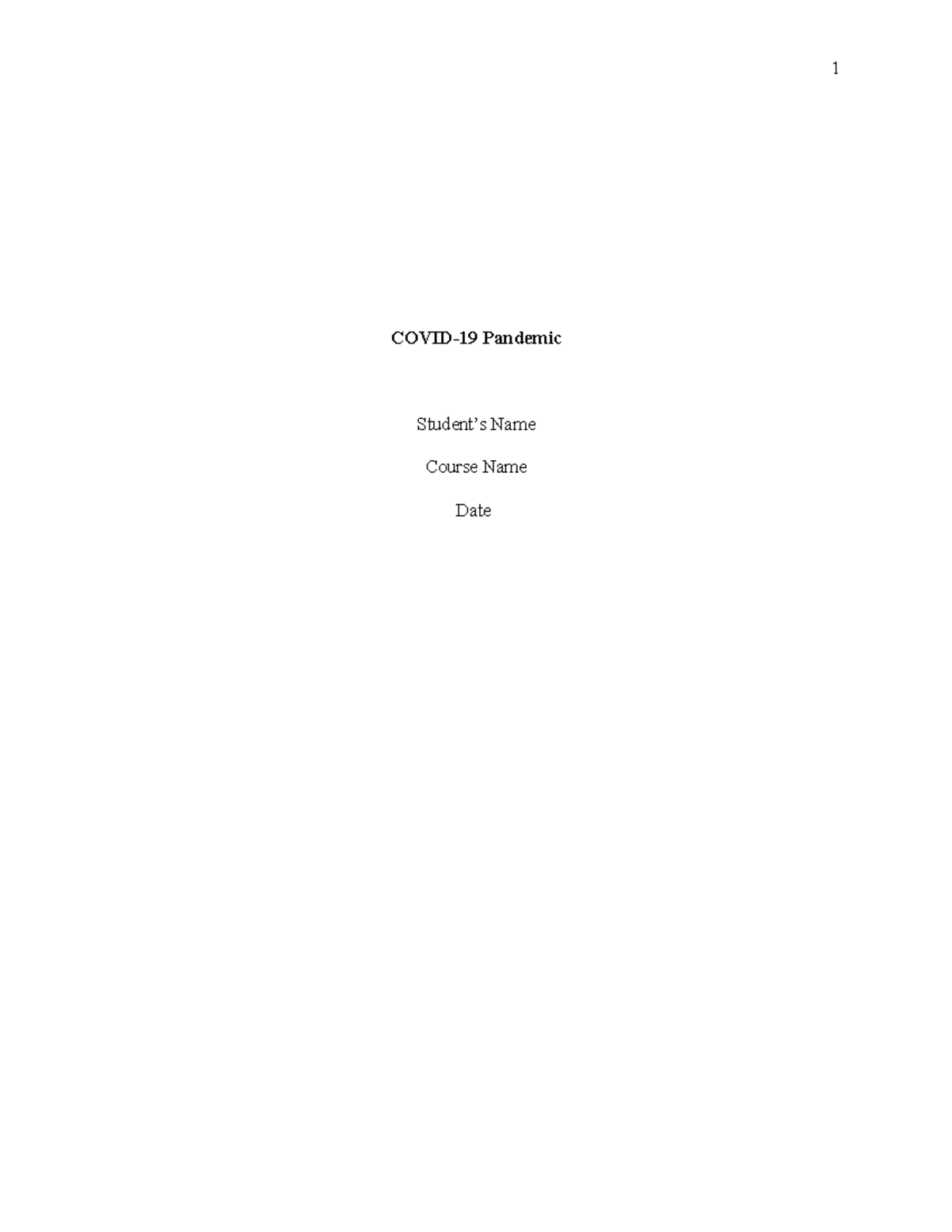 Answer 3 (13) - Classwork done within the semester - COVID-19 Pandemic ...