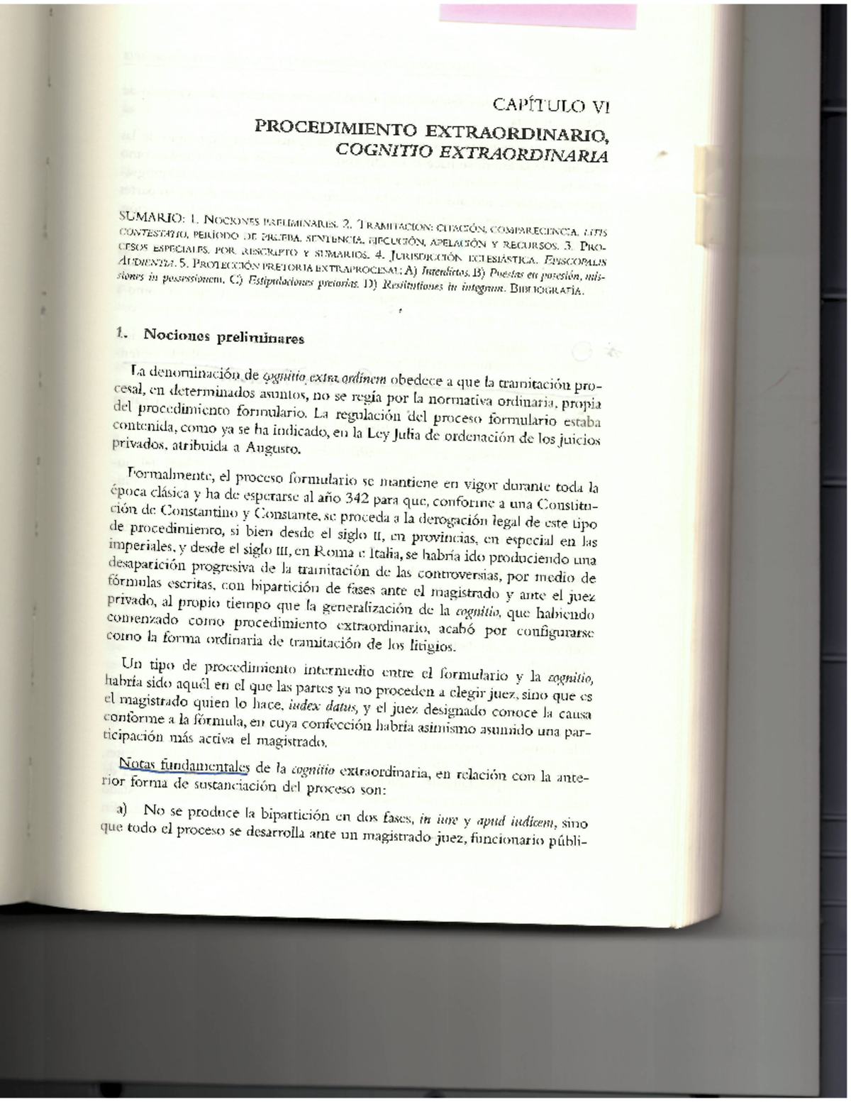 Cognitio Extraordinem A. Fenrnádez - Derecho Romano - Studocu