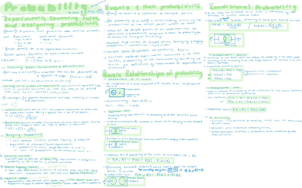Chapter Four - 4. 4 - Probability Line u. 2 Conditional Probability ...