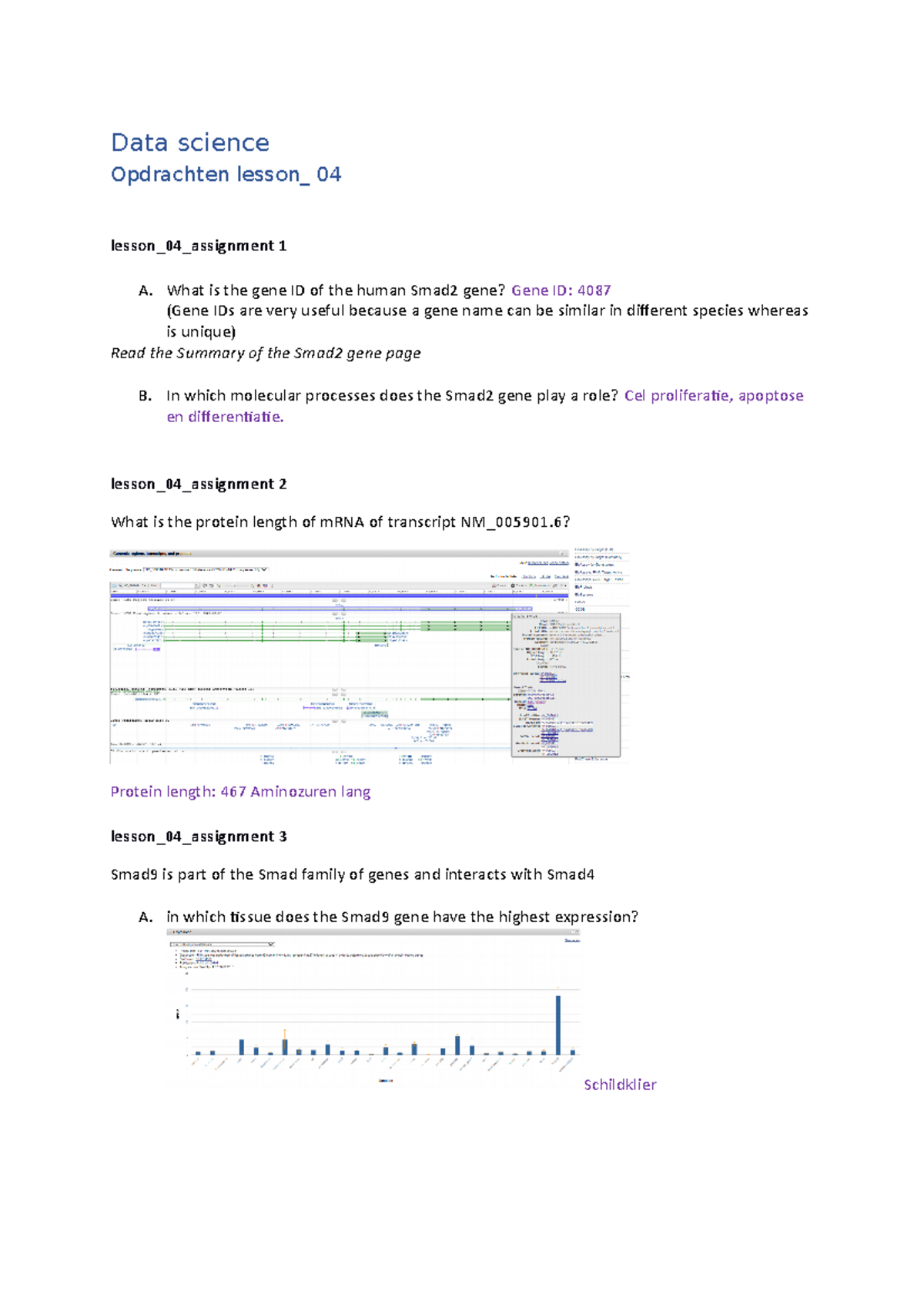 Data science opdrachten les 4 - Data science Opdrachten lesson_ 04 ...