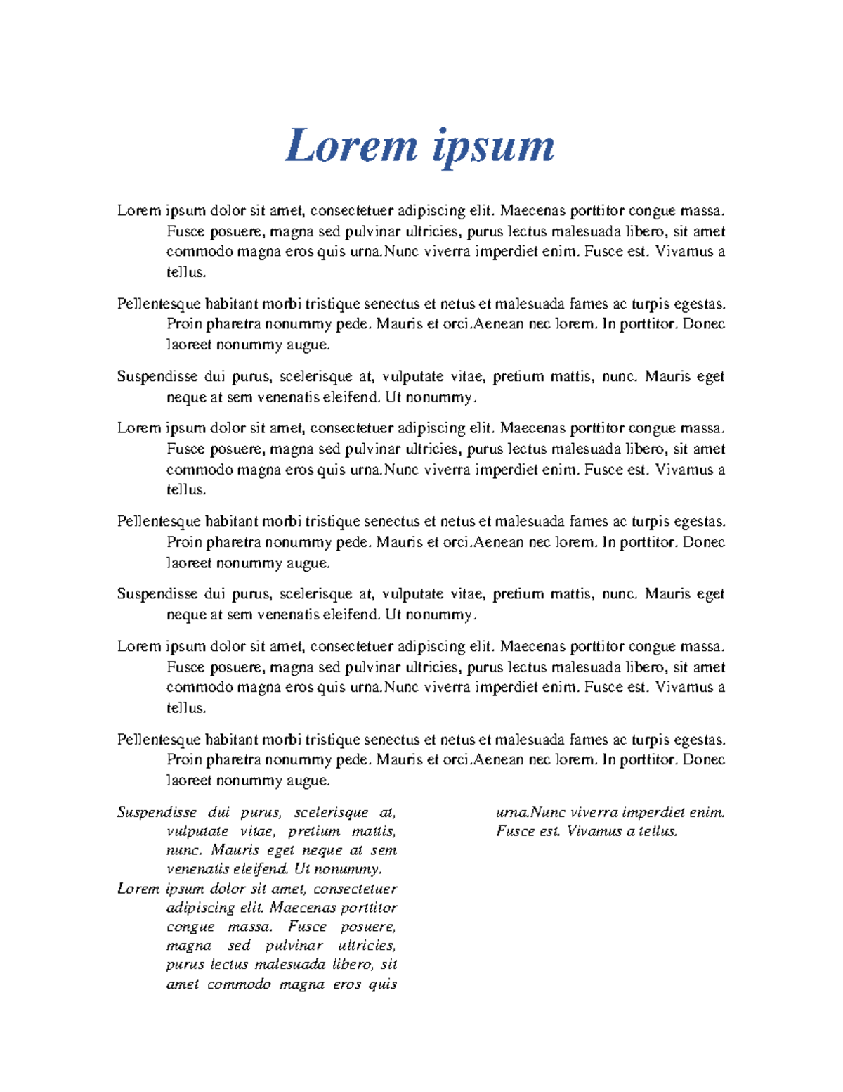 Lorem ipsum - Lorem ipsum Lorem ipsum dolor sit amet, consectetuer adipiscing elit. Maecenas ...