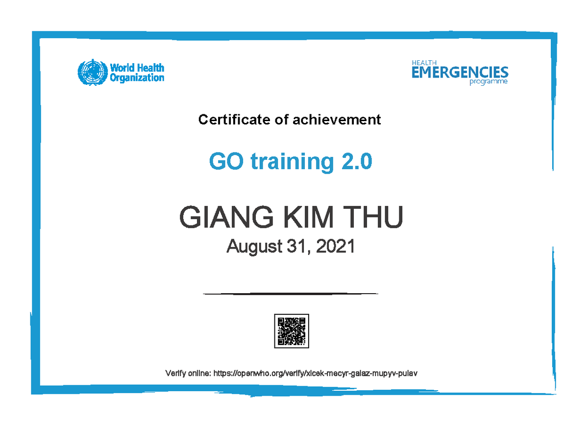 GO-en Record Of Achievement - Triết học Mác Lênin - GO training 2 ...