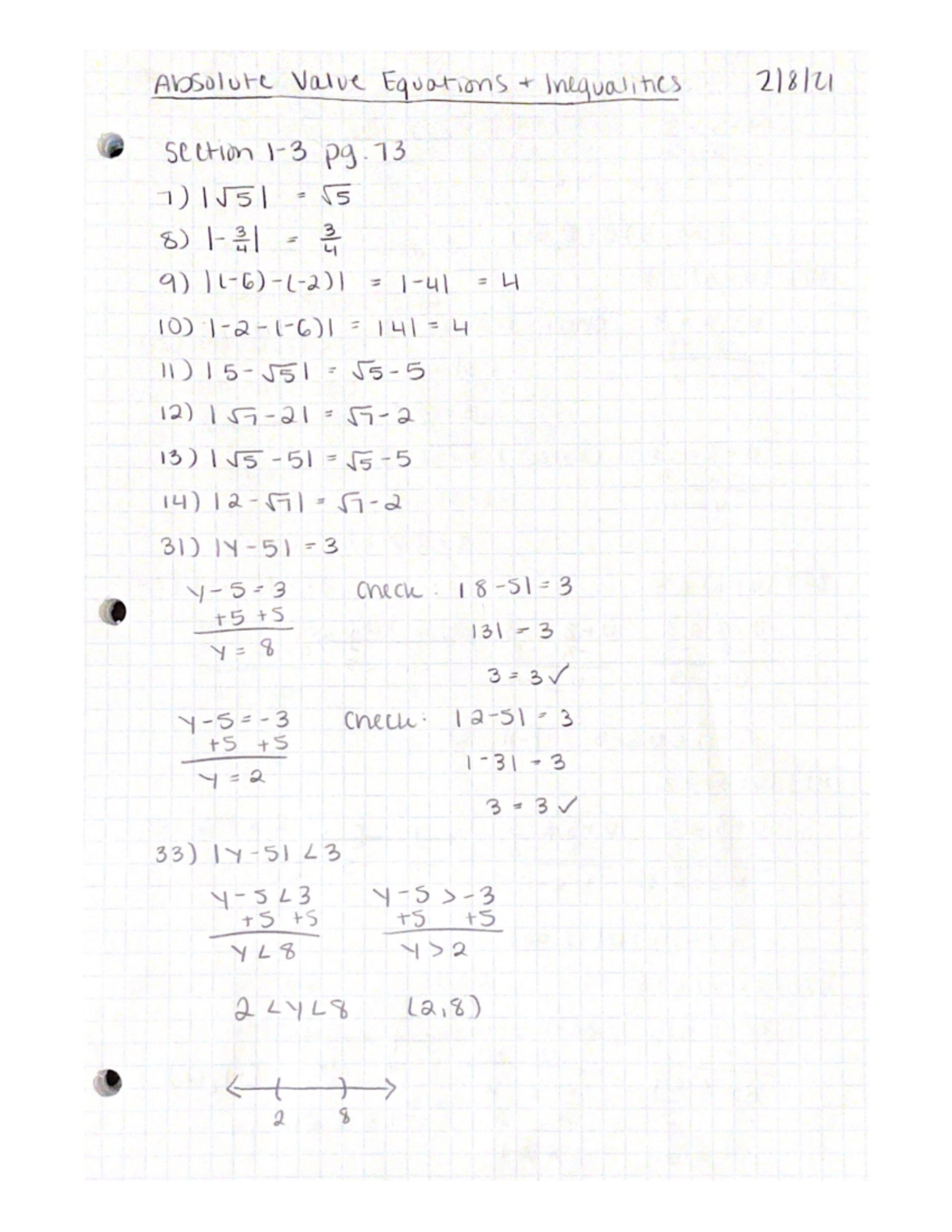 Math HW Section 1-3 - Homework - AVSodlort Nove Equotrions a Weg vot ...