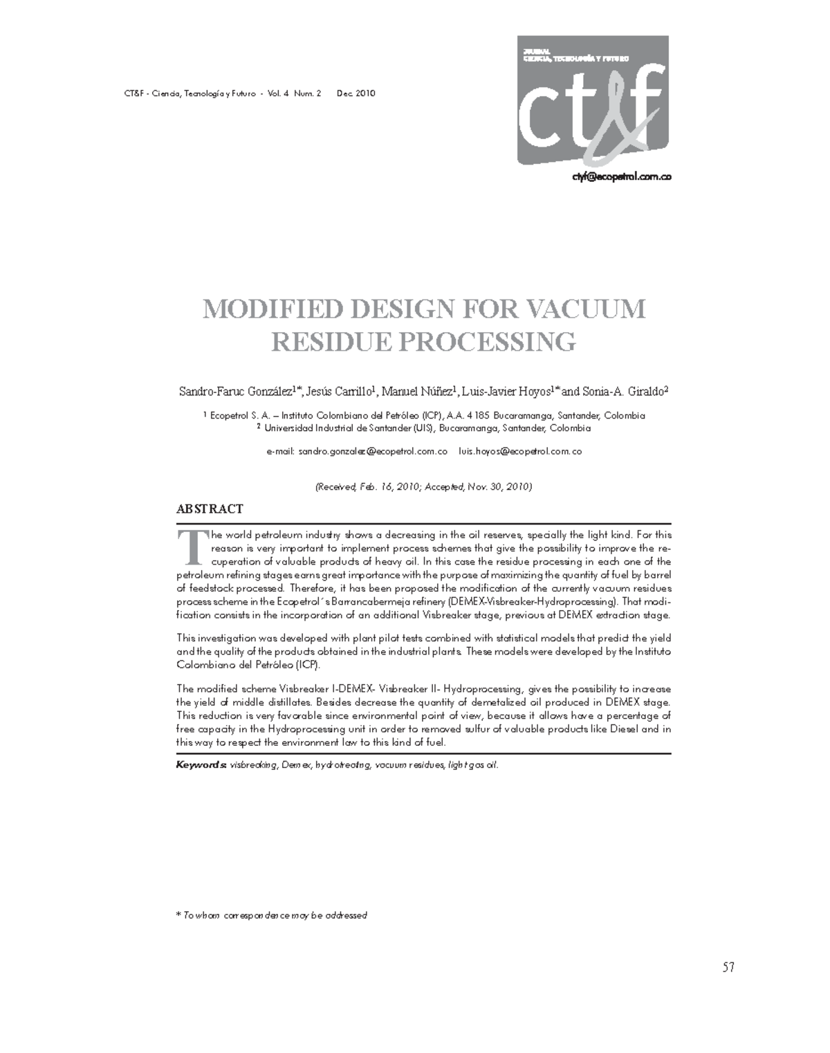 V4n2a06 - ddvdv - 57 * To whom correspondence may be addressed ...