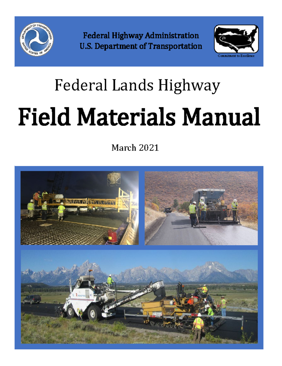 Aashto field-materials-manual-2021 for highways ....... - Federal Lands ...