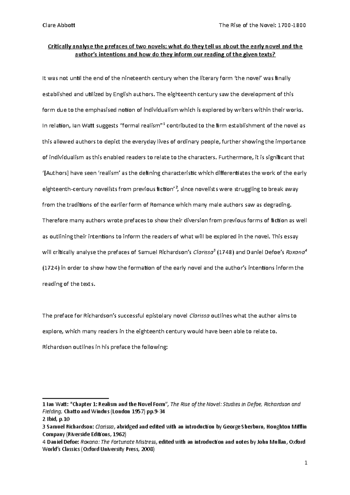 The Rise Of The Novel Critical Essay Critically Analyse The Prefaces the-rise-of-the-novel-critical-essay-critically-analyse-the-prefaces