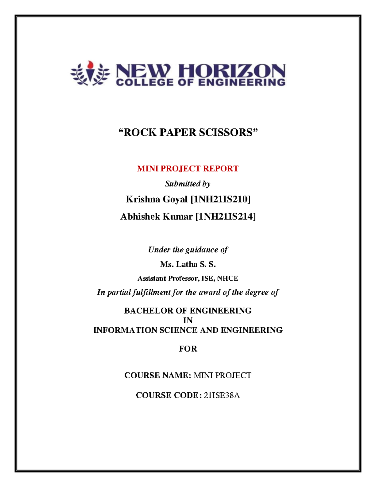 RPS report removed - IT IS MANDATORY ASSIGMENT FOR ALL THE STUDENT ...