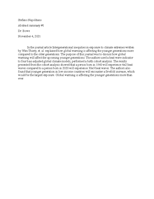 AP 5069 L01 Intro Sci - (AP 1102) - EXERCISE 1: DATA INTERPRETATION Dissolved oxygen is oxygen ...