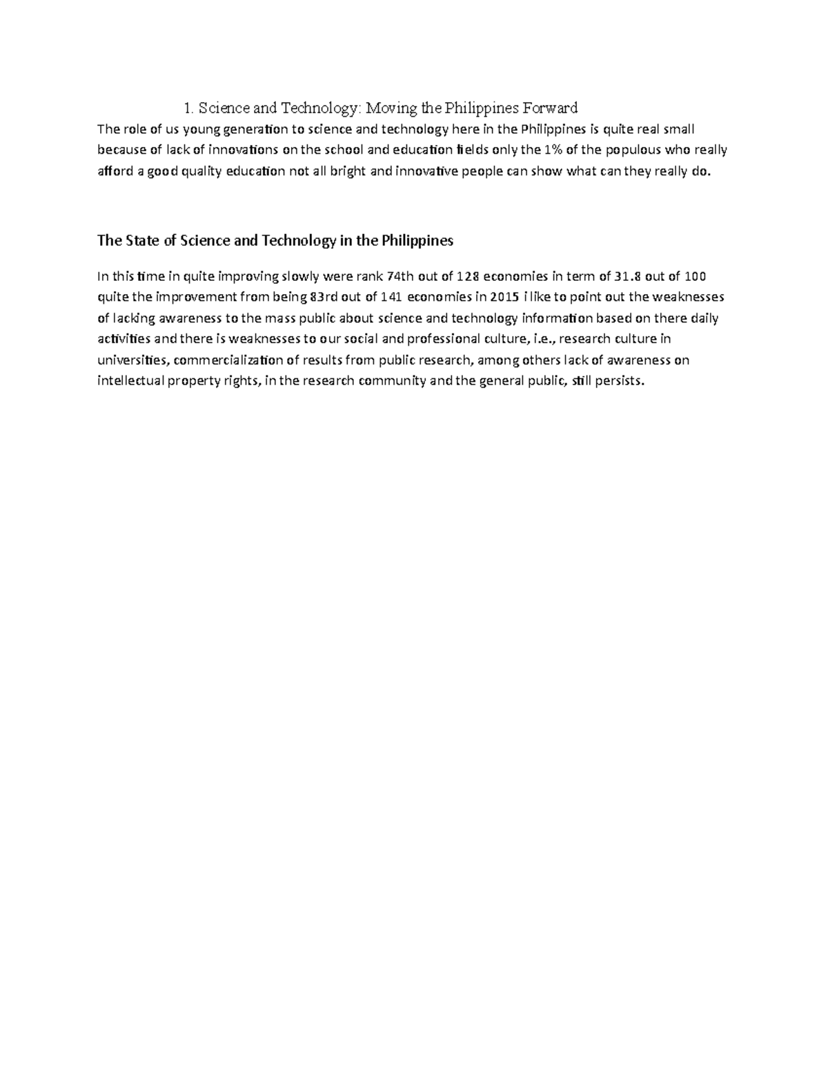 1. Science and-WPS Office - 1. Science and Technology: Moving the ...