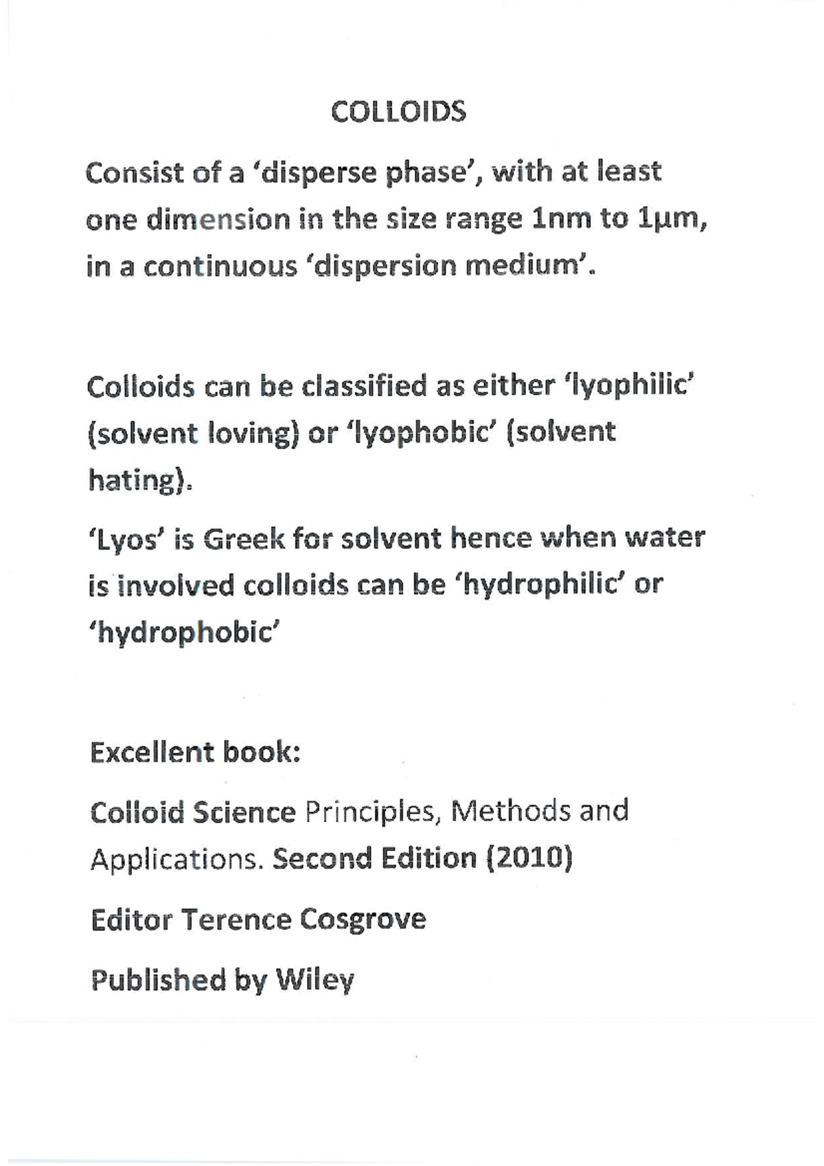 Colloids Week 1 Lecture Notes 1 Warning Decodescan Unexpected Mcu Data Current Marker Is