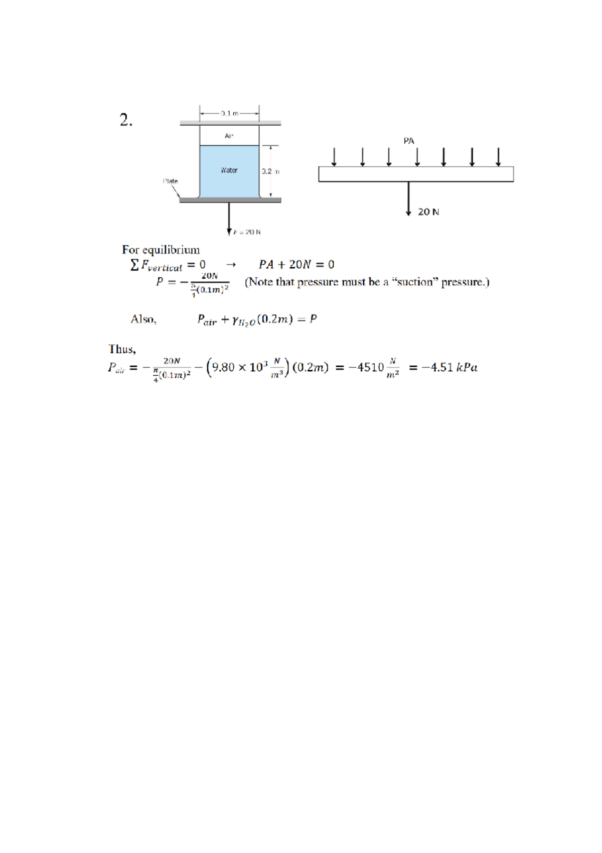 Thermo fluid topic 7 answers - MA2003 - Studocu