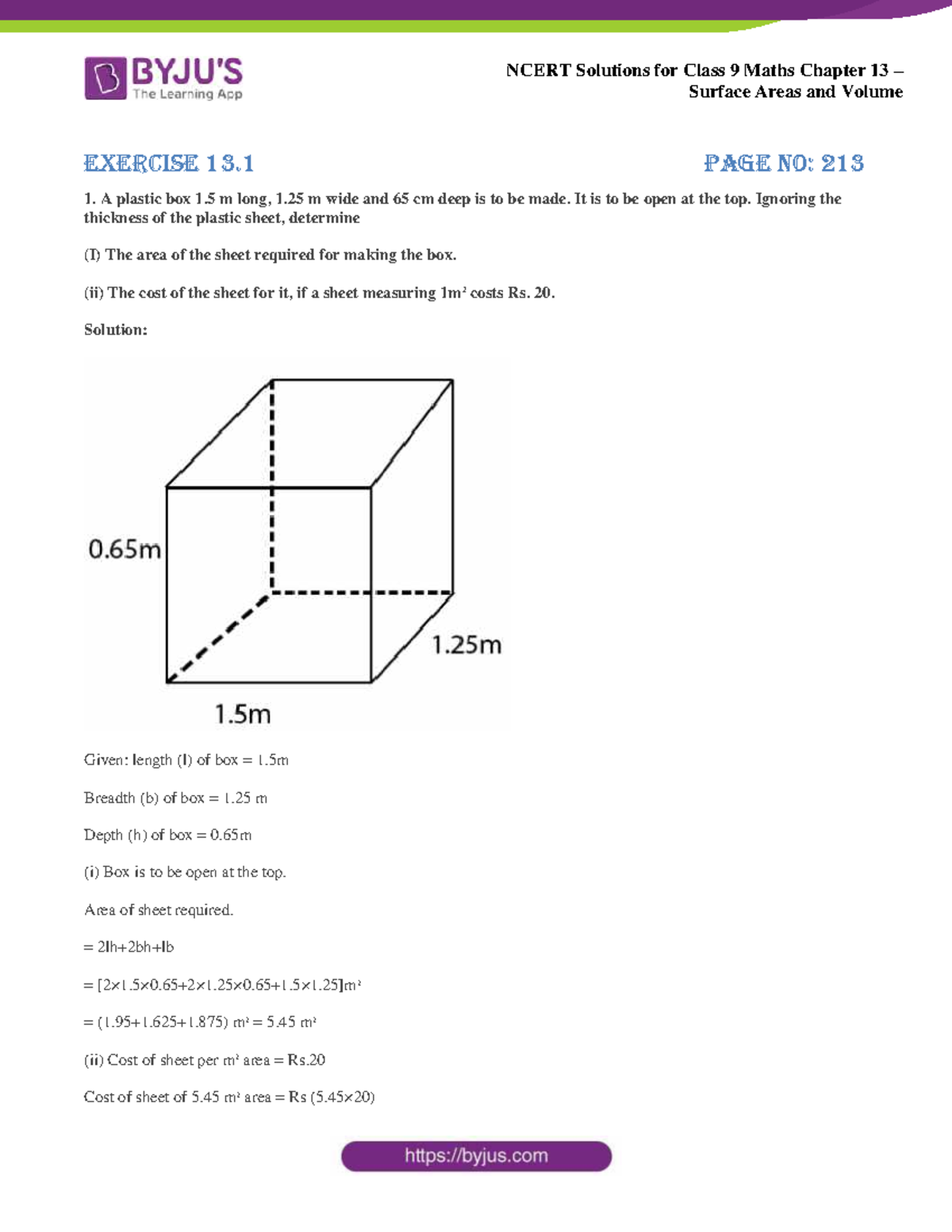 Ncert-Solutions-for-Class-9-Maths-Chapter-13-Surface-Areas-and-Volume ...