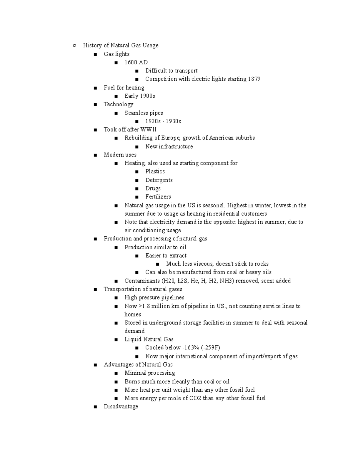 Module Nine: Natural Gas and Fracking - GEOL 110 - USC - Studocu