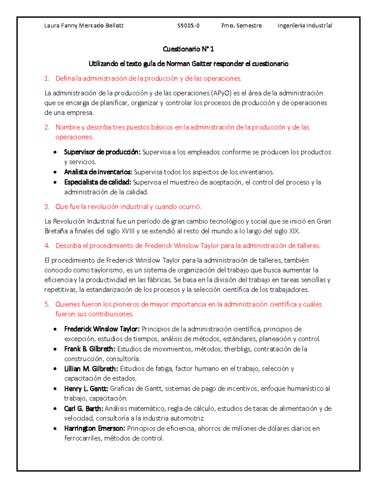 Cuestionario N1 - Laura Fanny Mercado Bellott S9005- 0 7mo. Semestre ...