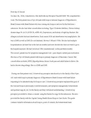 D225 Time log - The palliative care philosophy and delivery can be ...