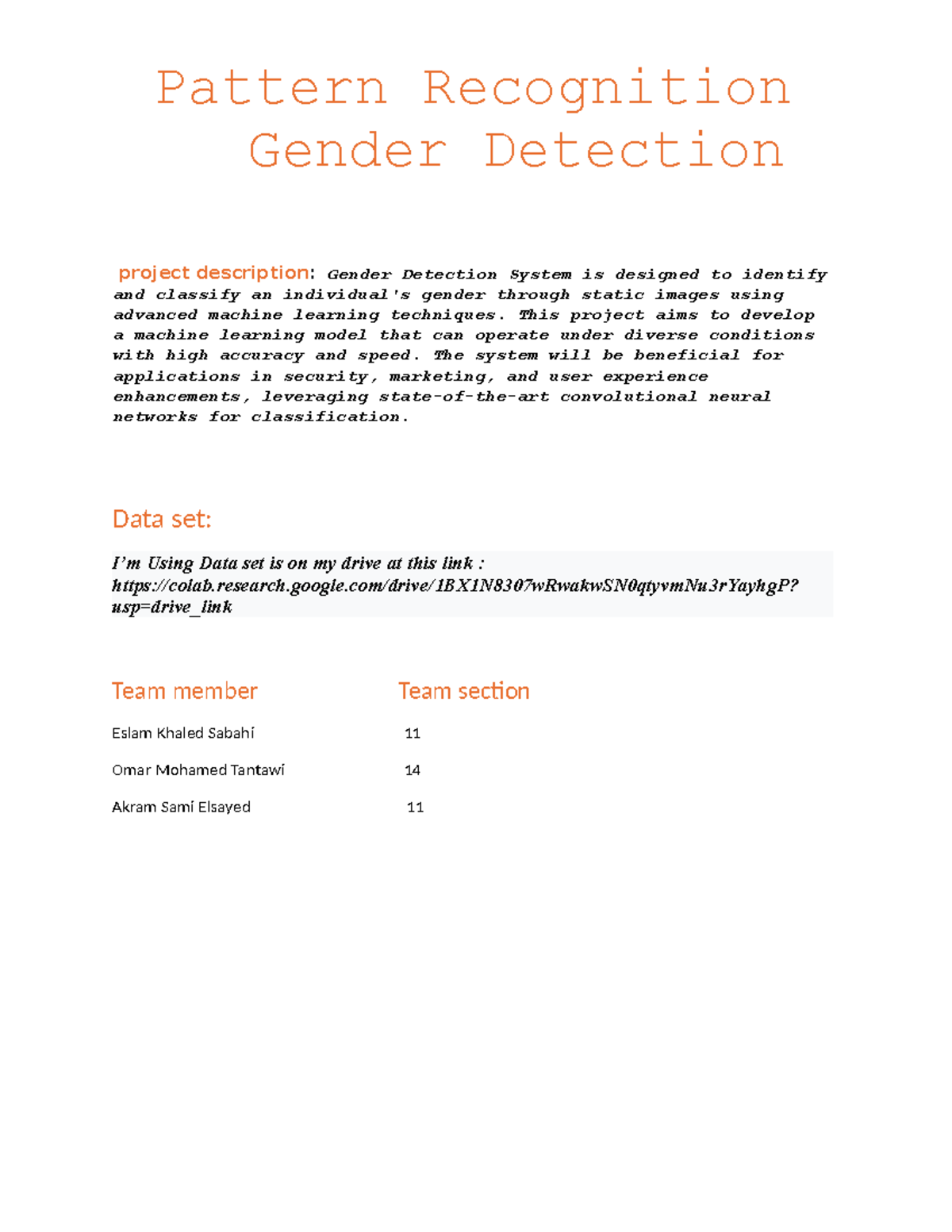 Vertopal.com Gender Detection - Pattern Recognition Gender Detection ...
