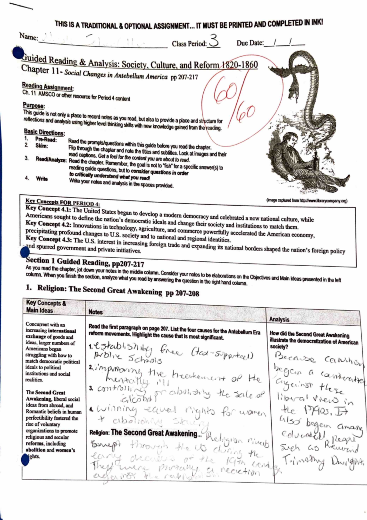 Society, culture, and reform - THIS IS A TRADffiONAL & OPTIONAL NTED ...