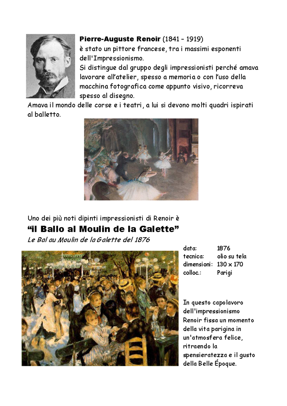 Renoir ballo al moulin - hjfj - Pierre-Auguste Renoir (1841 – 1919) è ...