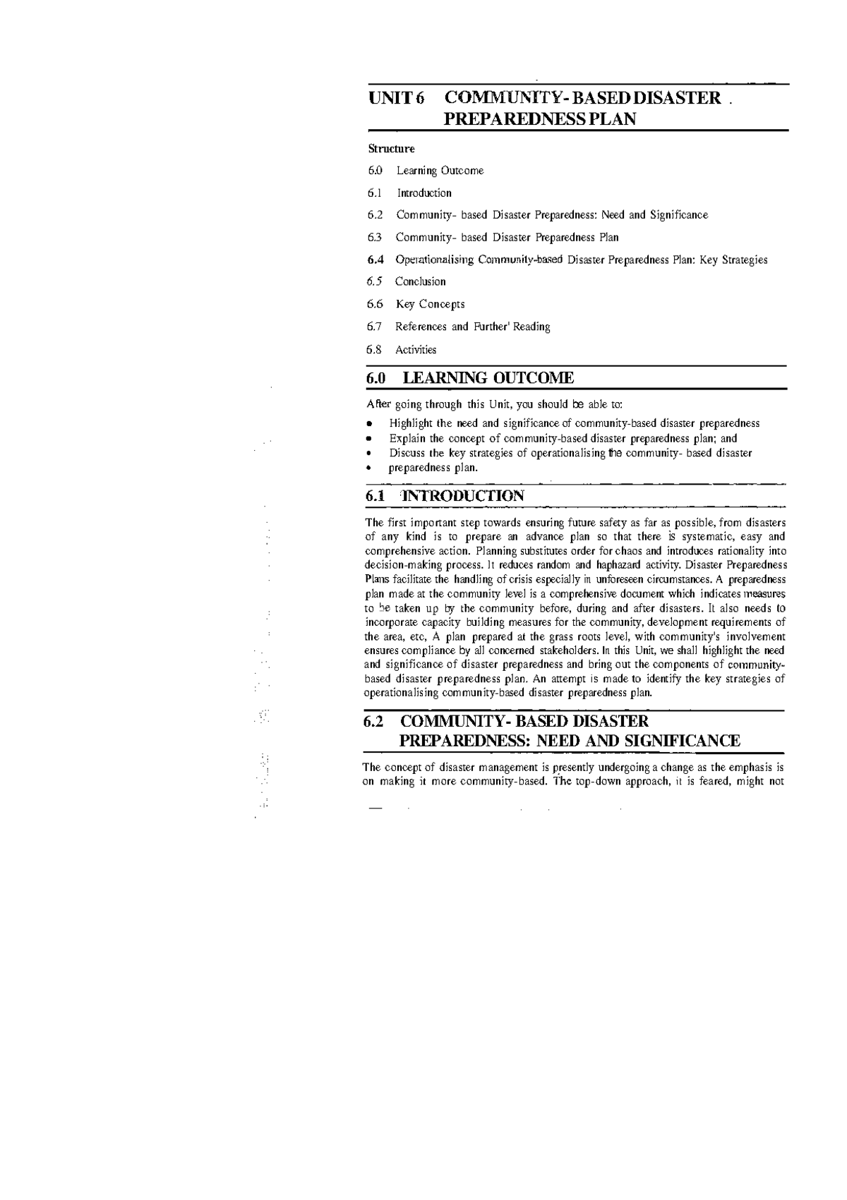 Community Based Disaster Preparedness Plan UNIT 6 COMMLTNITY BASED community-based-disaster-preparedness-plan-unit-6-commltnity-based