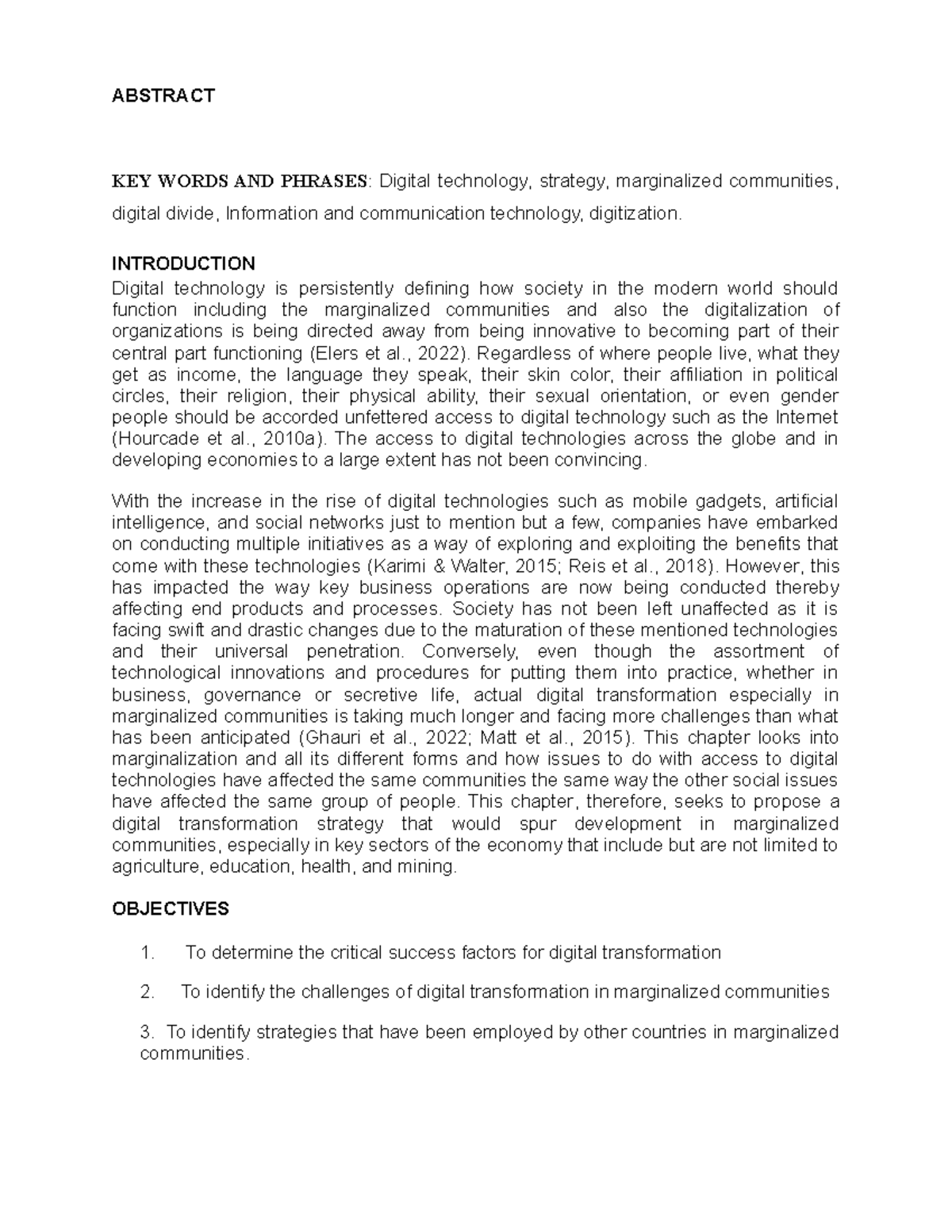 Book Chapter Final Copy - ABSTRACT KEY WORDS AND PHRASES : Digital ...