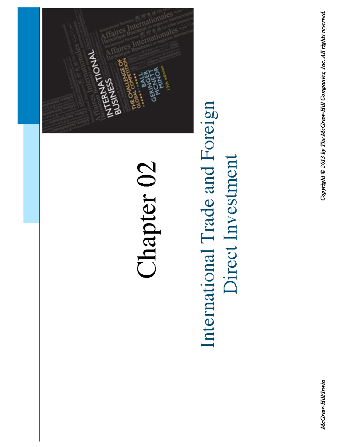 Chap002 International Business notes - Chapter 02 International Trade ...