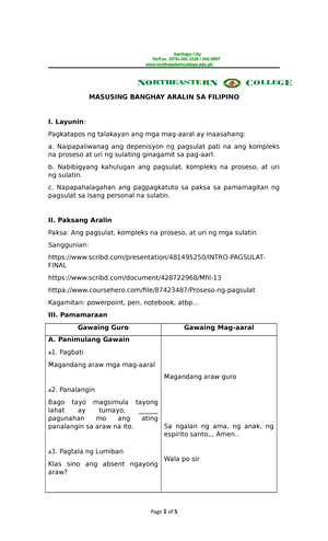 CLMD4A Es PG9 - for teachers who would be teaching EsP Grade 9 - 9 EsP ...