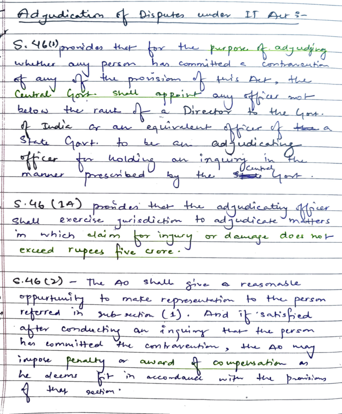 IT Law Unit 3 - Notes - BA.LL.B(Hons) - Studocu