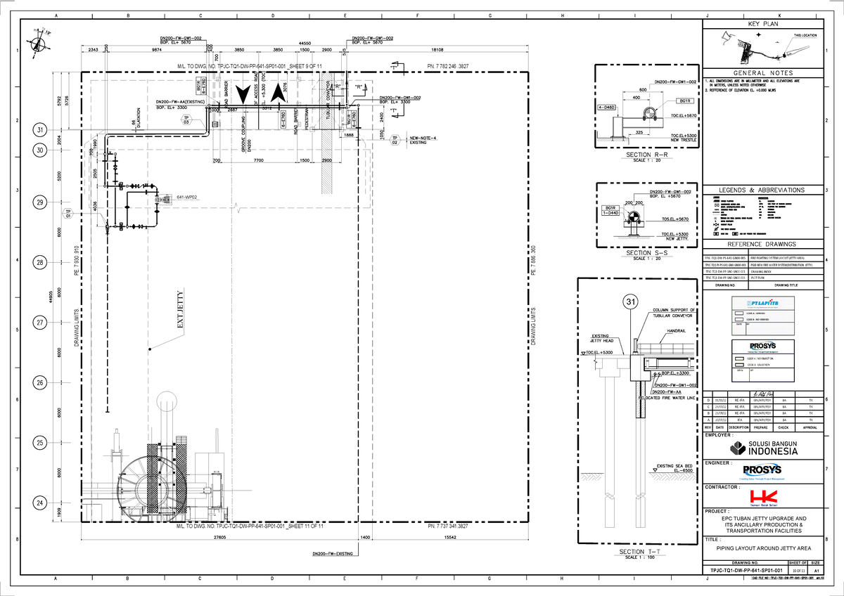 TPJC-TQ1-DW-PP-641-SP01-001 Sheet 10 OF 11 up-Model - EXT DRAWING ...