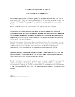 Esquemas NIA 260 Y 265 - NORMA INTERNACIONAL DE AUDITORIA 260 ...