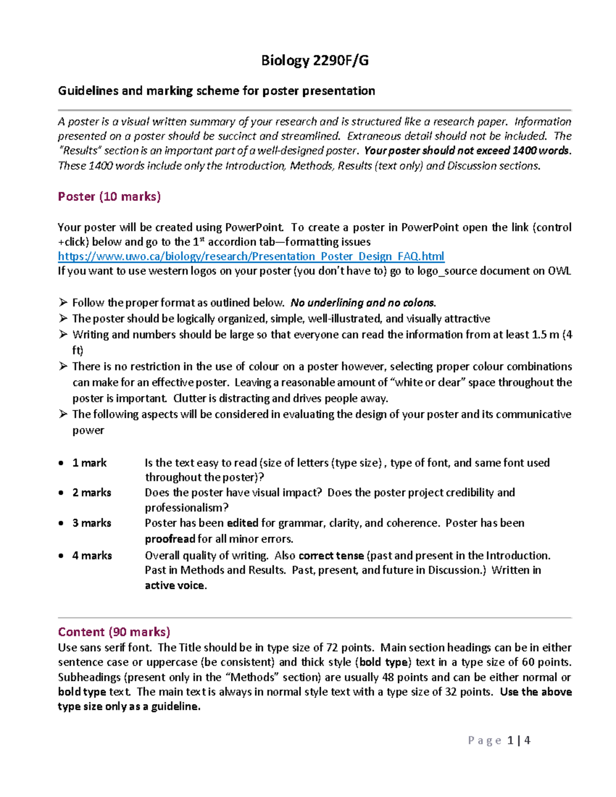2021-22 + Guidelines + and + marking+scheme+for+a+poster - Biology ...