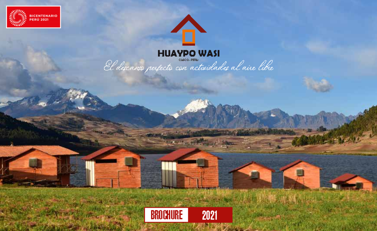 Catalogo Huaypo Wasi cusco Perú.1346 - BROCHURE 2021 ####### El ...
