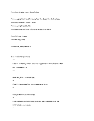 Final draft - to analyse facial expressions . use python idle with ...