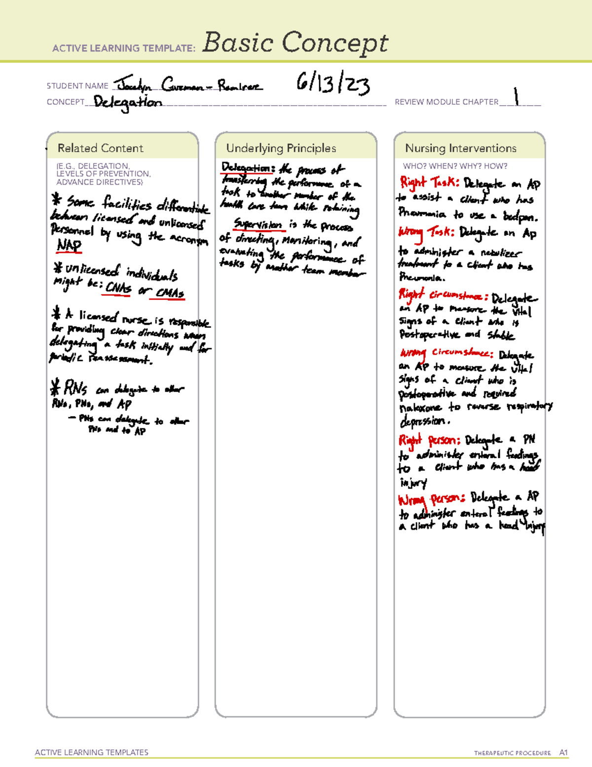 Leadership ATI Temp. Delegation - CC201 - FCC - Studocu