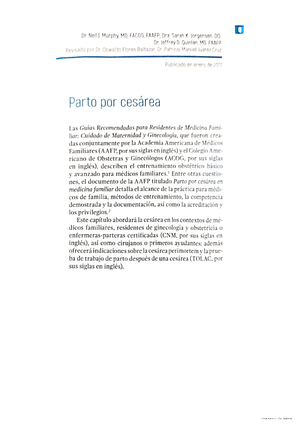 Operacion Cesarea - Parto por cesárea y operación cesárea - GUÍA DE ...