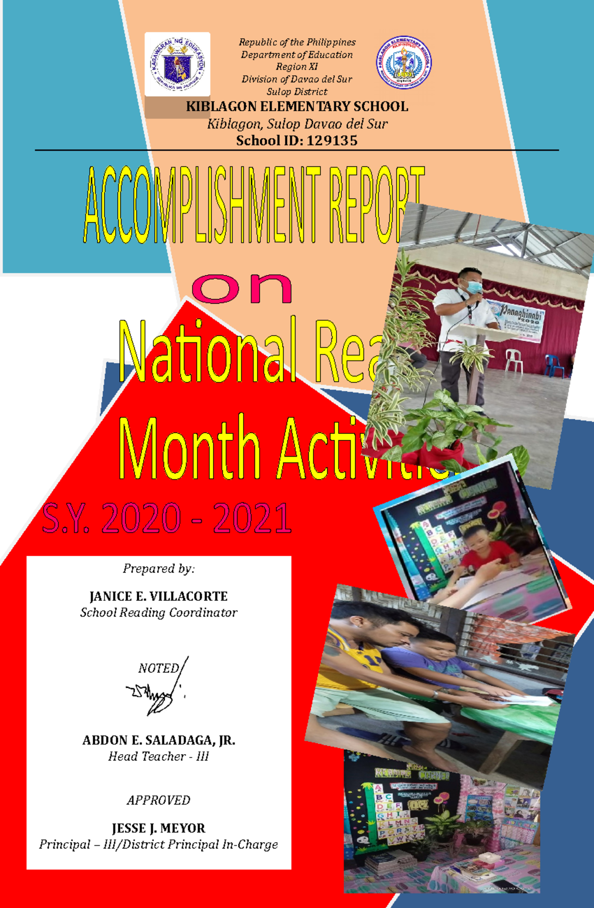 Reading Accomplishment Report 2020 - Republic of the Philippines ...