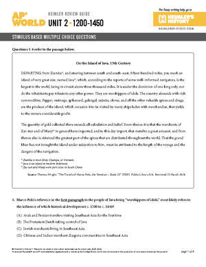 TB Chapter 2 Reading Quiz - TWO SCENES FROM SOWING AND REAPING, A YUAN ...