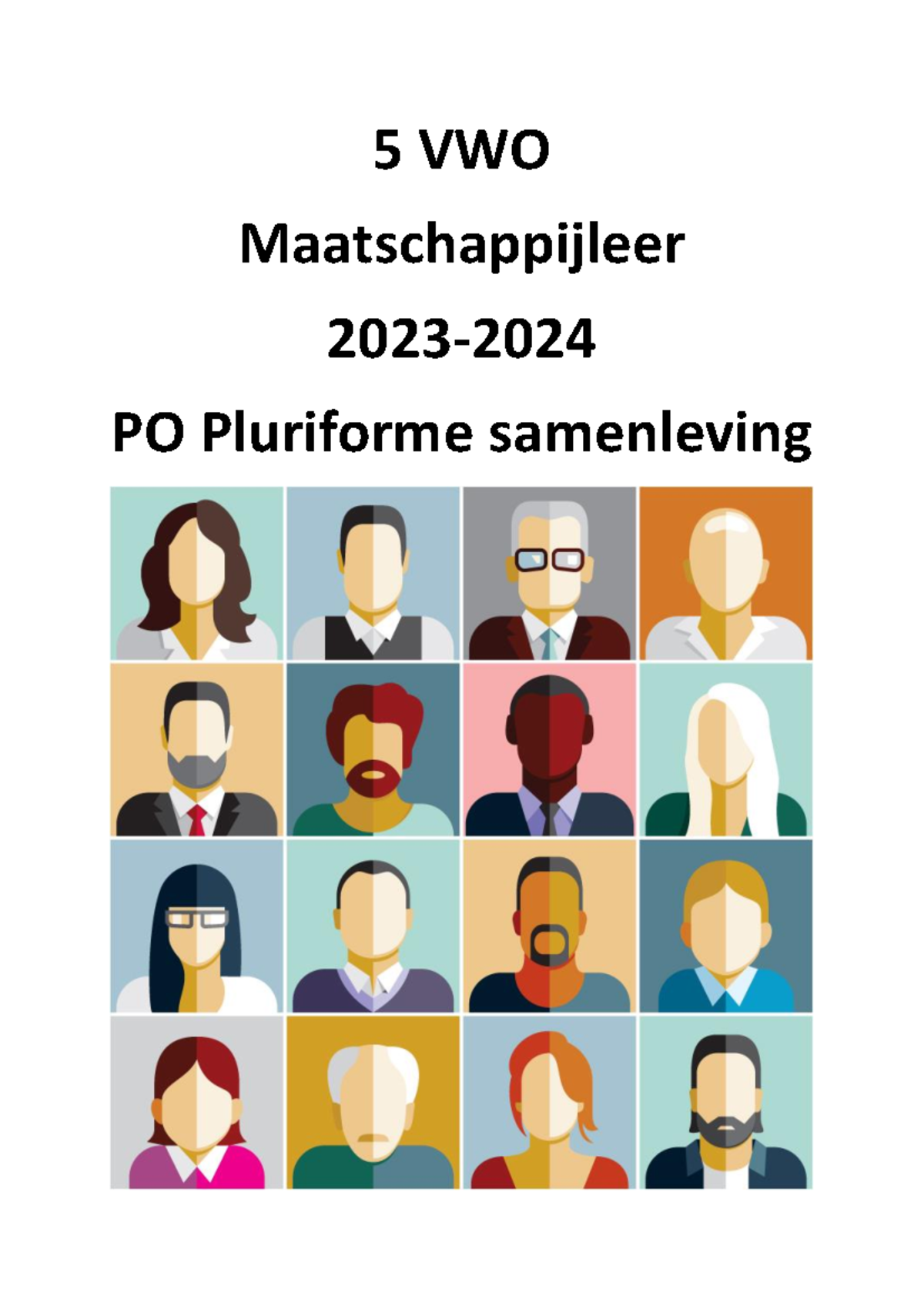 PO 5V mijleer pluriforme samenleving 2324 - 5 VWO Maatschappijleer 2023 - 2024 PO Pluriforme ...