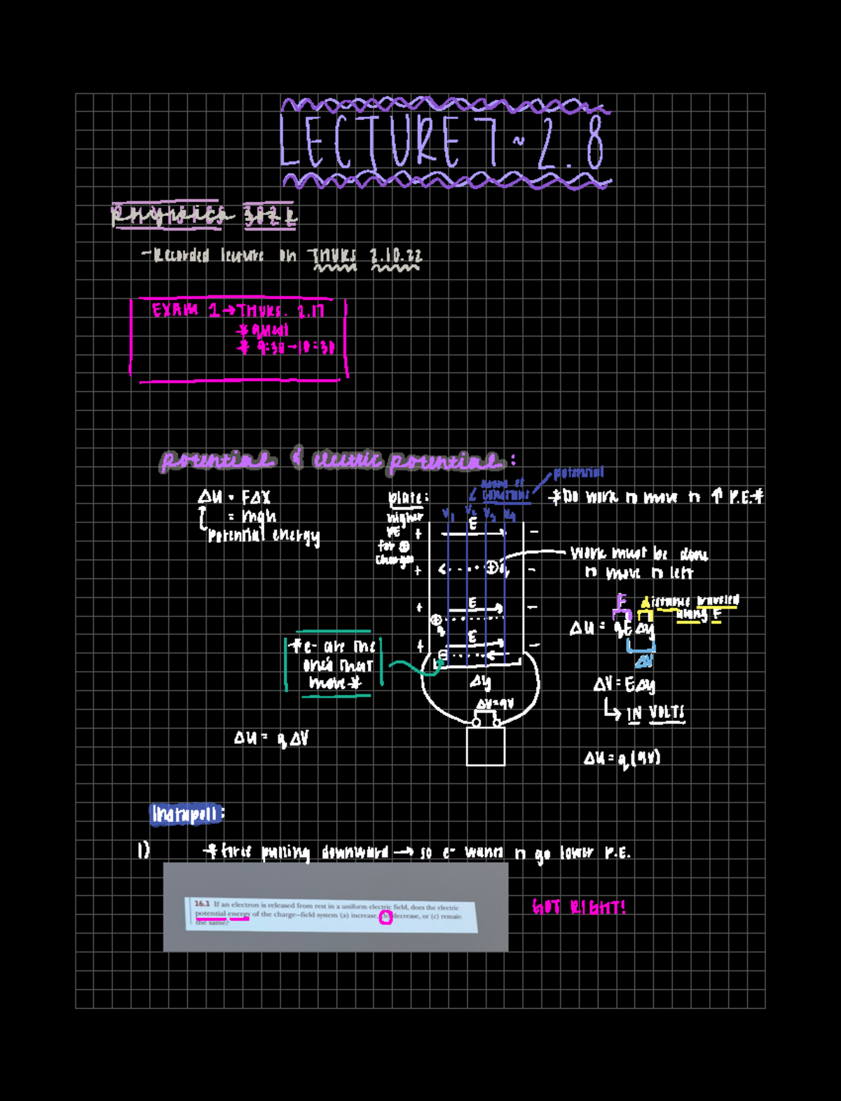 Lecture 7. 2 - LECTURE7Tmmmmnmmmmmm Whatnot Recorded lecture on Ink 2 ...